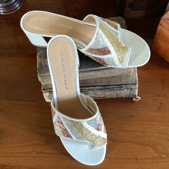 Donald J. Pliner | Shoes | Donald Pliner Melrose Slide Sandal In Bone ...